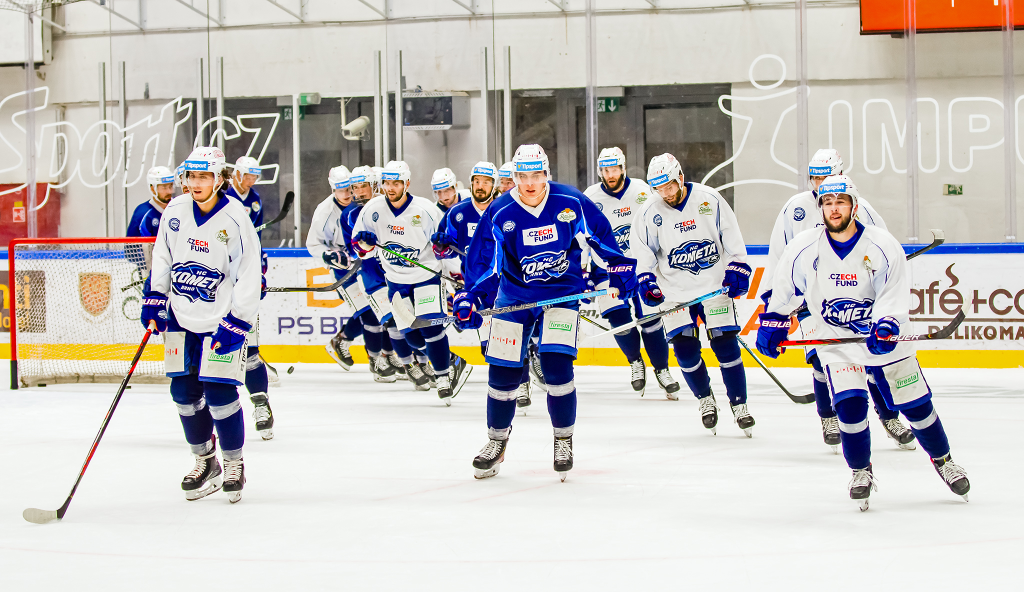 HC Kometa Brno » OBRAZEM: Kometa se připravuje na první extraligový zápas